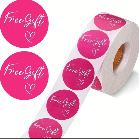 Office | 50 Pink Free Gift Stickers | Poshmark